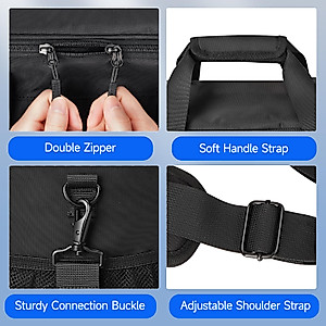 Deegotech Travel Carrying Case Compatible with Xbox Series X/S, Portable Storage Game Bag with Extra Console Protection Padded, Multiple Pockets for 15.6”Laptop Controller Headsets Game Accessories