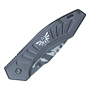 Wartech PWT313 Thumb Open Spring Assisted Twilight Princess Replica Handle Pocket Knives (PWT313BK)