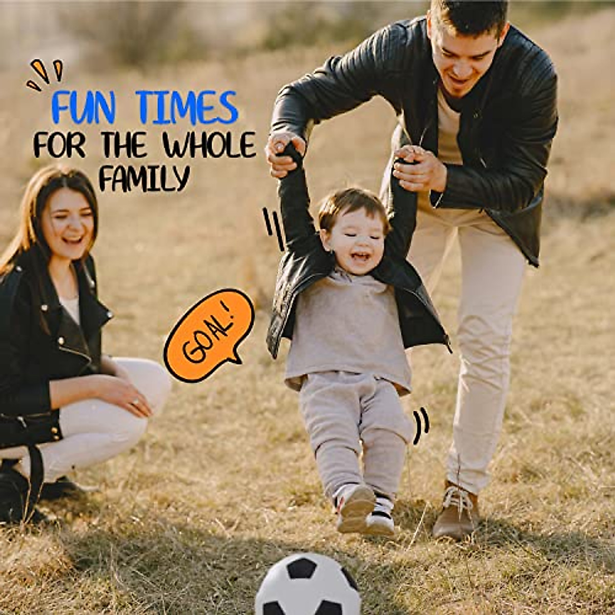 Balls for Kids, Toddler Sports Toys - Set of 5 Foam Sports Balls + FREE Bag - Perfect for Small Hands to grab - Ball Toys for Toddlers 1-3, Foam Balls for Kids - Baby Soccer Ball, Baby Sports Balls