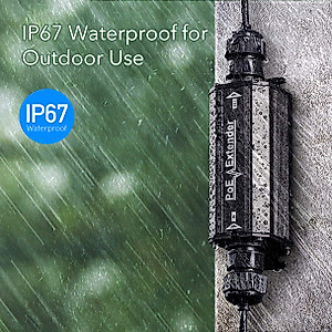 Cudy POE15 Gigabit Outdoor Waterproof IP67 PoE + Extender, 10/100/1000Mbps, PoE Repeater, PoE Amplifier, BOE PoE, Wall Mount, IEEE 802.3at/802.3af, Wall Mount