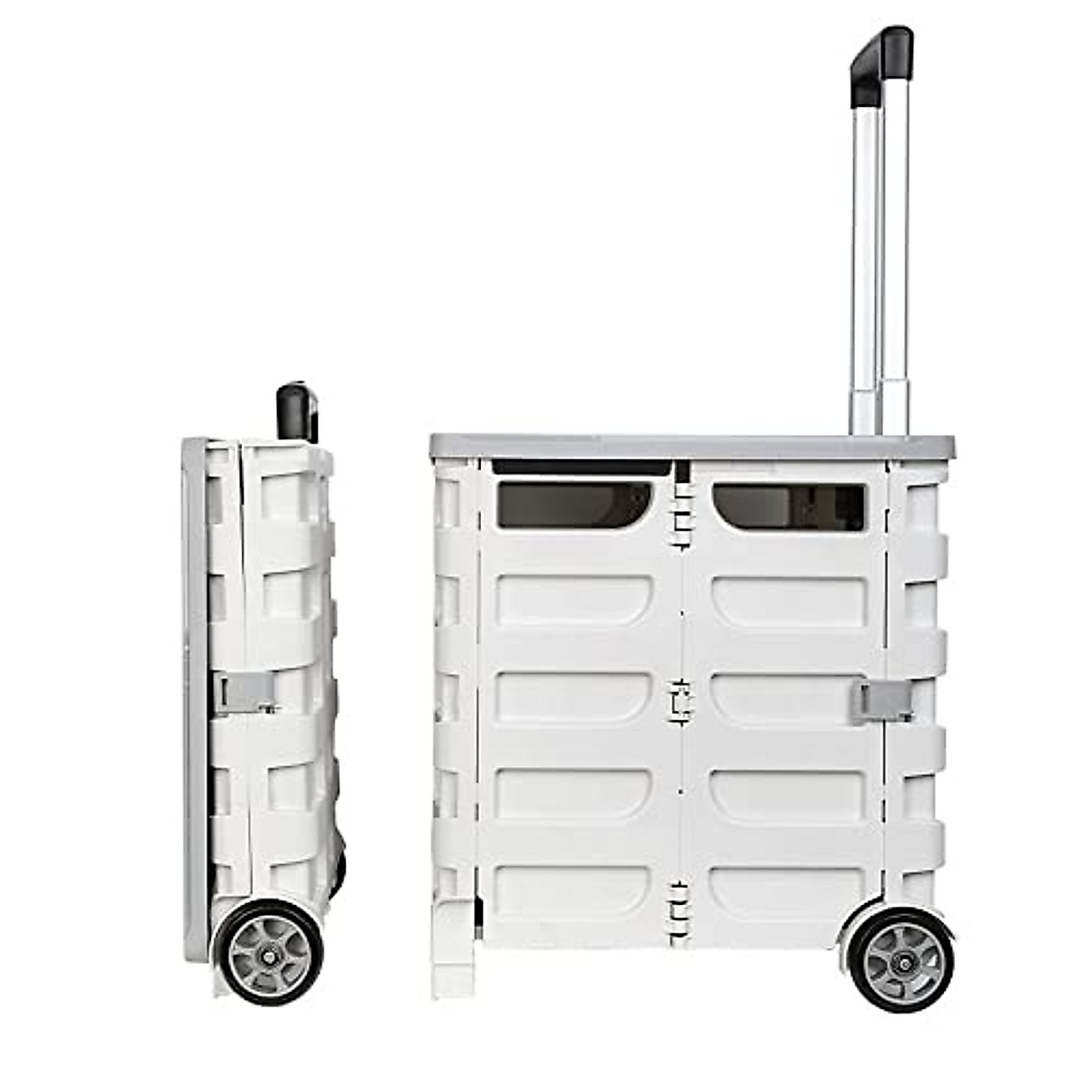 Collapsible Outdoor Storage Box with Cover 45L Foldable Camping Box Portable Trunk Car Grocery Case