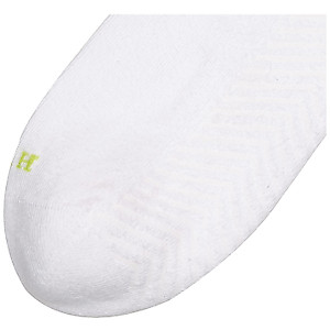 HUE womens Massaging 6-pack fashion liner socks, White, One Size US