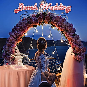 Meonum Acrylic Wedding Card Box for Reception Just Married Clear Wedding Card Holder with 8 Modes String Light and Card Sign, DIY Envelope Gift Card Container with Lock for Bridal Decoration