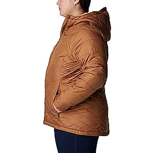 Columbia Women's Heavenly Hooded Jacket, Camel Brown, Large