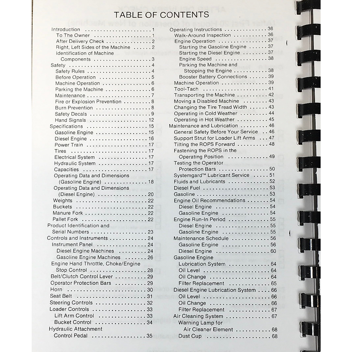 J I Case 1818 Uni-Loader Skid Steer Operators Owners Manual 9-11440 Controls