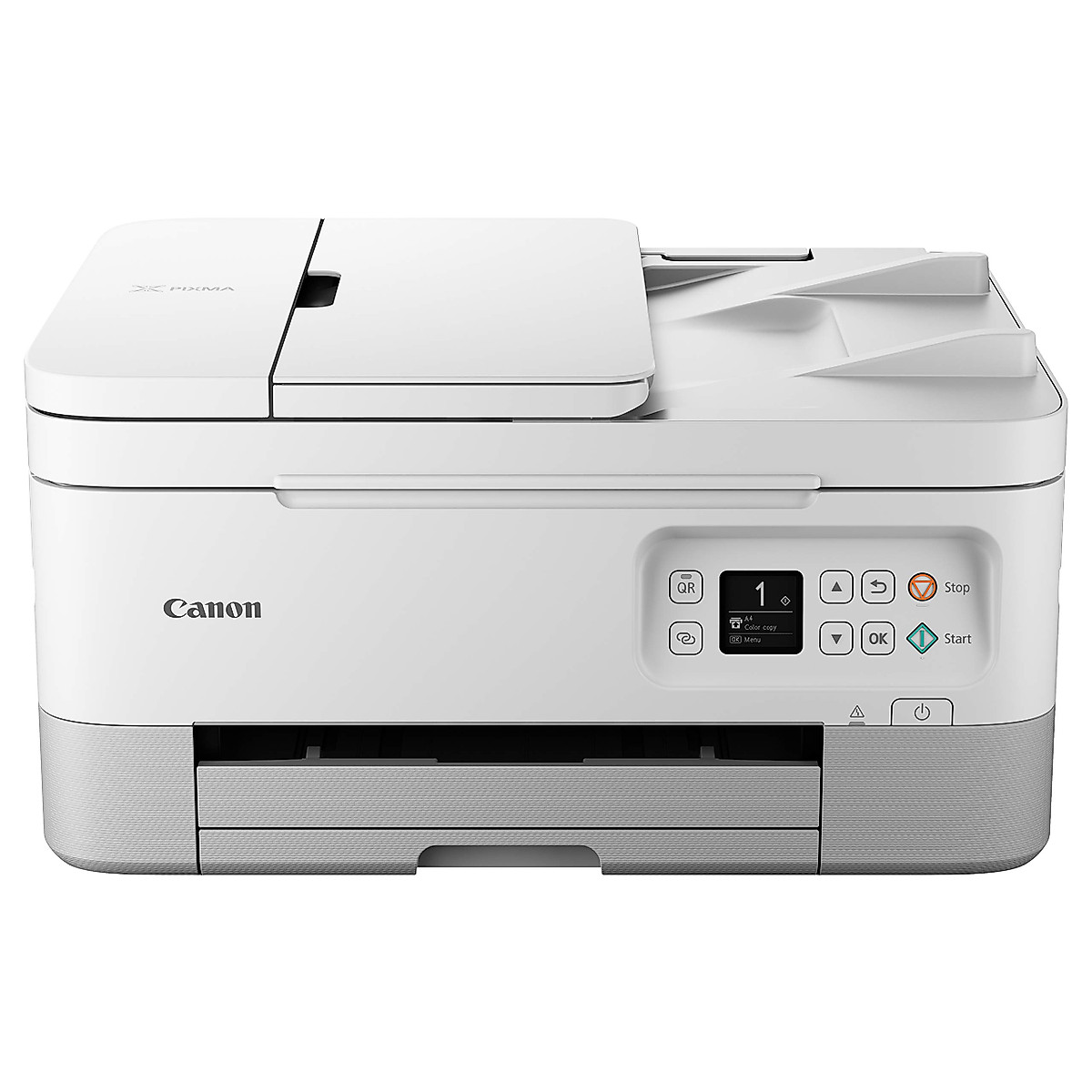 Canon TR7020 All-in-One Wireless Printer for Home Use, White, Compact (4460C022)