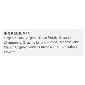 Allegro Tea, Organic Rose Tulsi Tea Bags, 20 ct