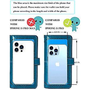 UMODE Large Capacity RFID Blocking Genuine Leather Wallets for Women with Wristlet Trifold Ladies Billfold with Zipper