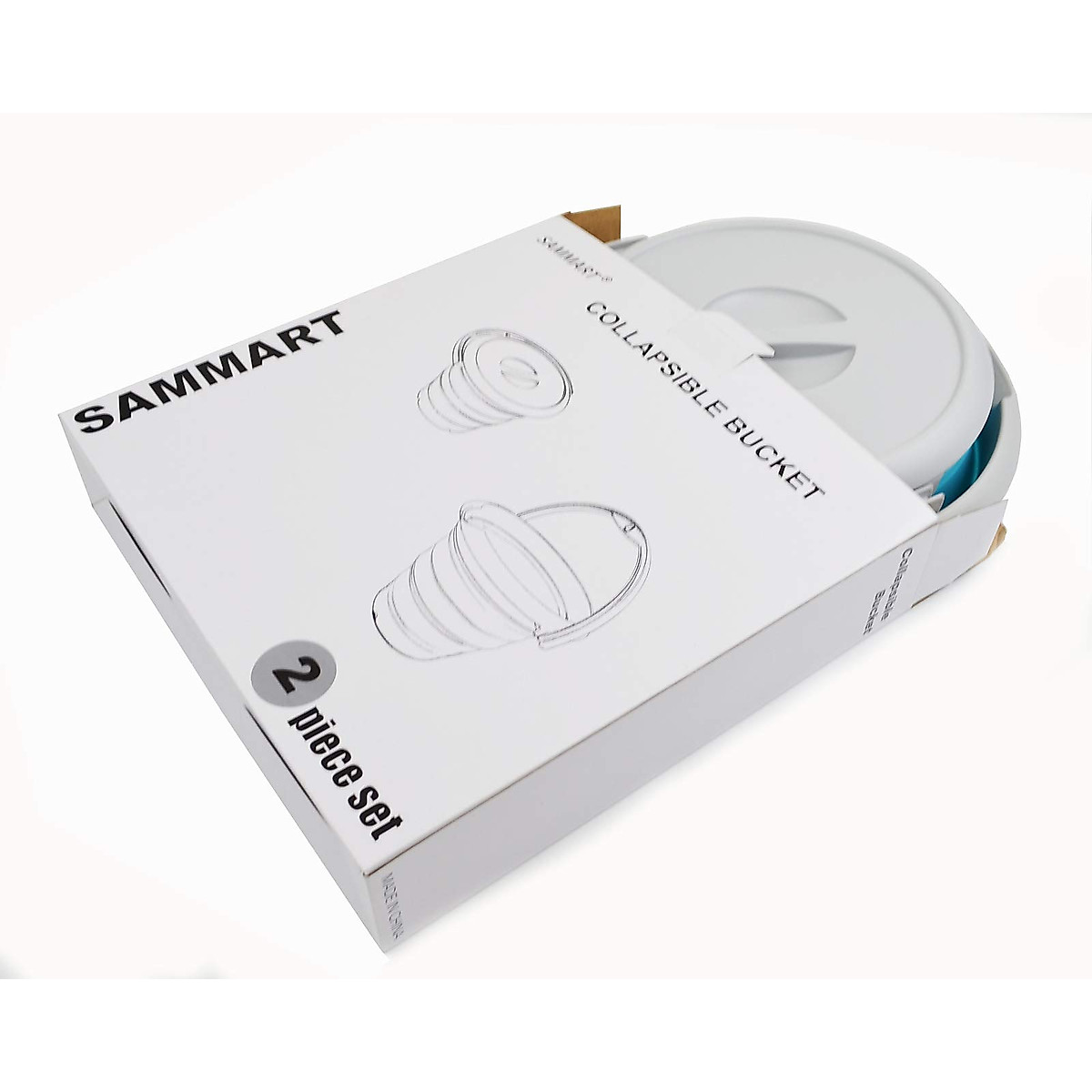 SAMMART Collapsible Bucket Box Set (5L + 10L)