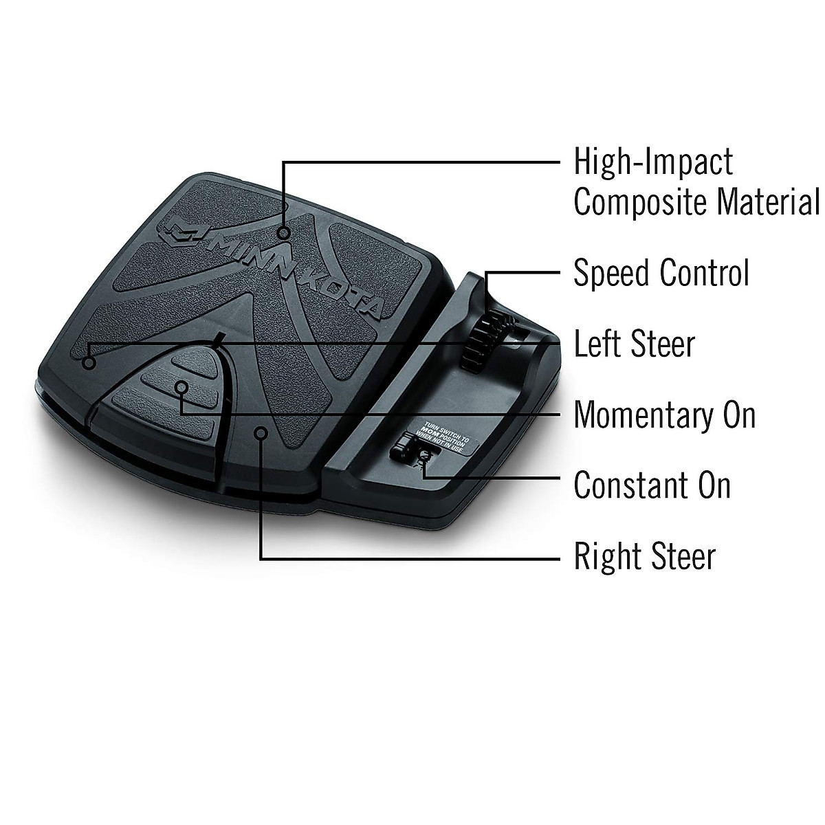 Minn Kota 1358729 Pontoon Freshwater Electric-steer Bow-Mount Trolling Motor with Digital Maximizer & PowerDrive Foot Control, 70 lbs Thrust, 48" Shaft