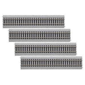 Lionel HO Gauge Track, 9" Straight MagneLock Pack of 4
