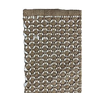 Kaspene Home, Braided Natural Jute Rug, Handmade with Braided Weave, Durable, Ideal for Entryway, Living Room, and Kitchens - Boho, Farmhouse, Pet and Kid Friendly 4'x6'