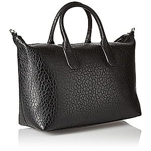 DKNY Abby Th Satchel, Black/Silver