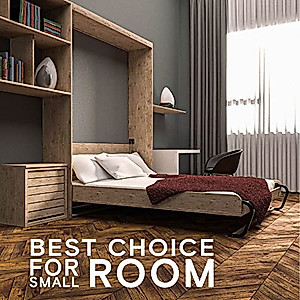 FIXA TOOLS Murphy Bed Queen Size, Hardware Kit Cabinet Wall Bed Folding Bed, Mounting Wall Springs Mechanism Heavy Duty Support Hardware DIY Kit for Murphy Queen Bed Vertical