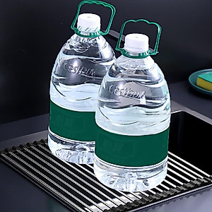 18x15 Roll up Sink Drying Rack Over The Sink Multipurpose roll-up Dish Drying Rack Kitchen Stainless Steel Sink Drain Rack Roll Up Dish Rack Food Drying Mat roll-up Dish Drying Rack