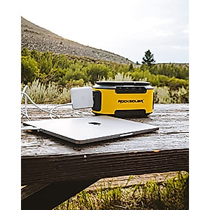 ROCKSOLAR Portable Power Station 200W Ready RS420 - 222Wh Backup Lithium Battery, Solar Generator Power Supply with AC/USB/12V DC Outlets for Camping, RV, Home, Outdoor, Emergency
