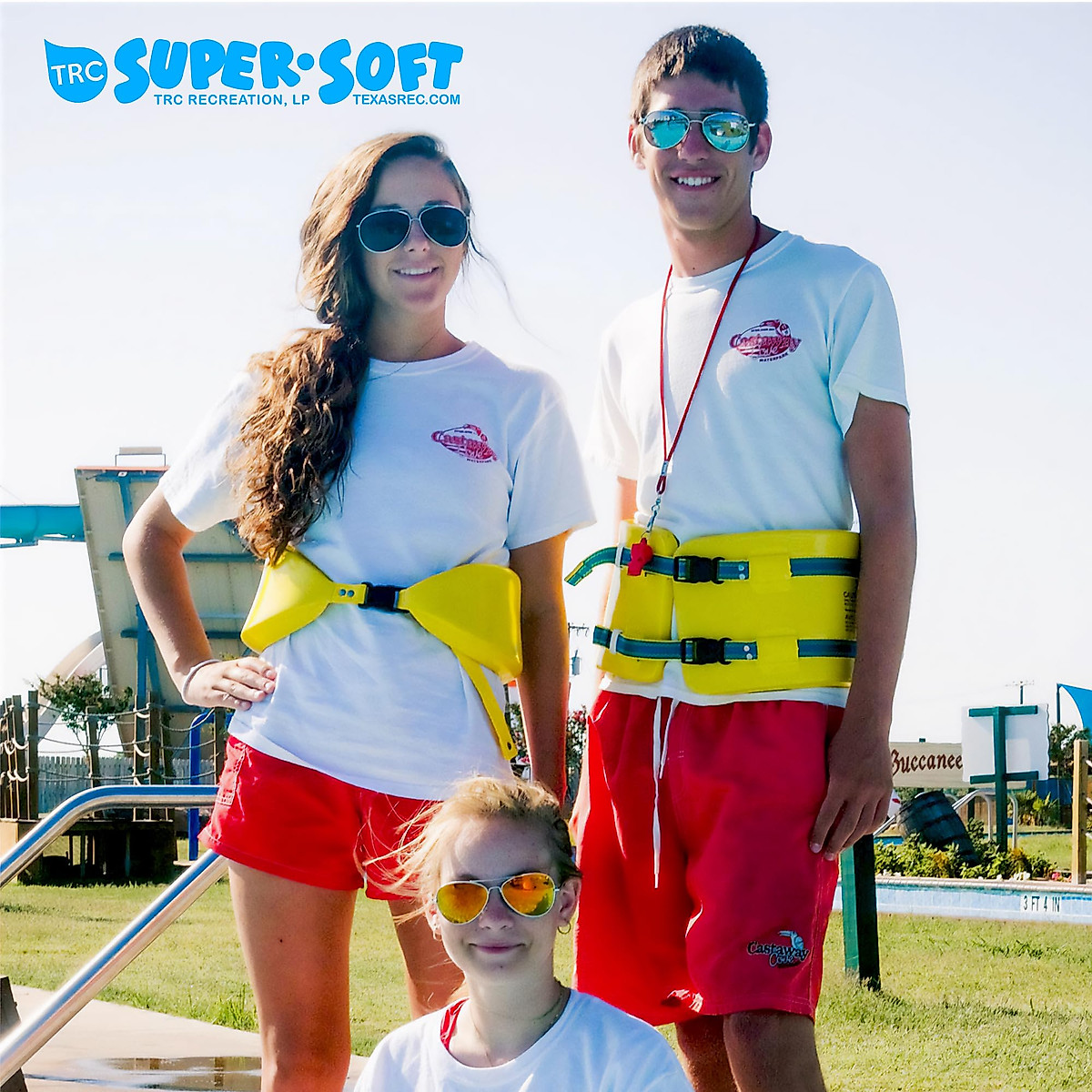 TRC Recreation Super Soft Size XL Promotional Waist Flotation Swim Belt for Adults, Foam Pool Float for Boat and Swimming Accessories, Yellow