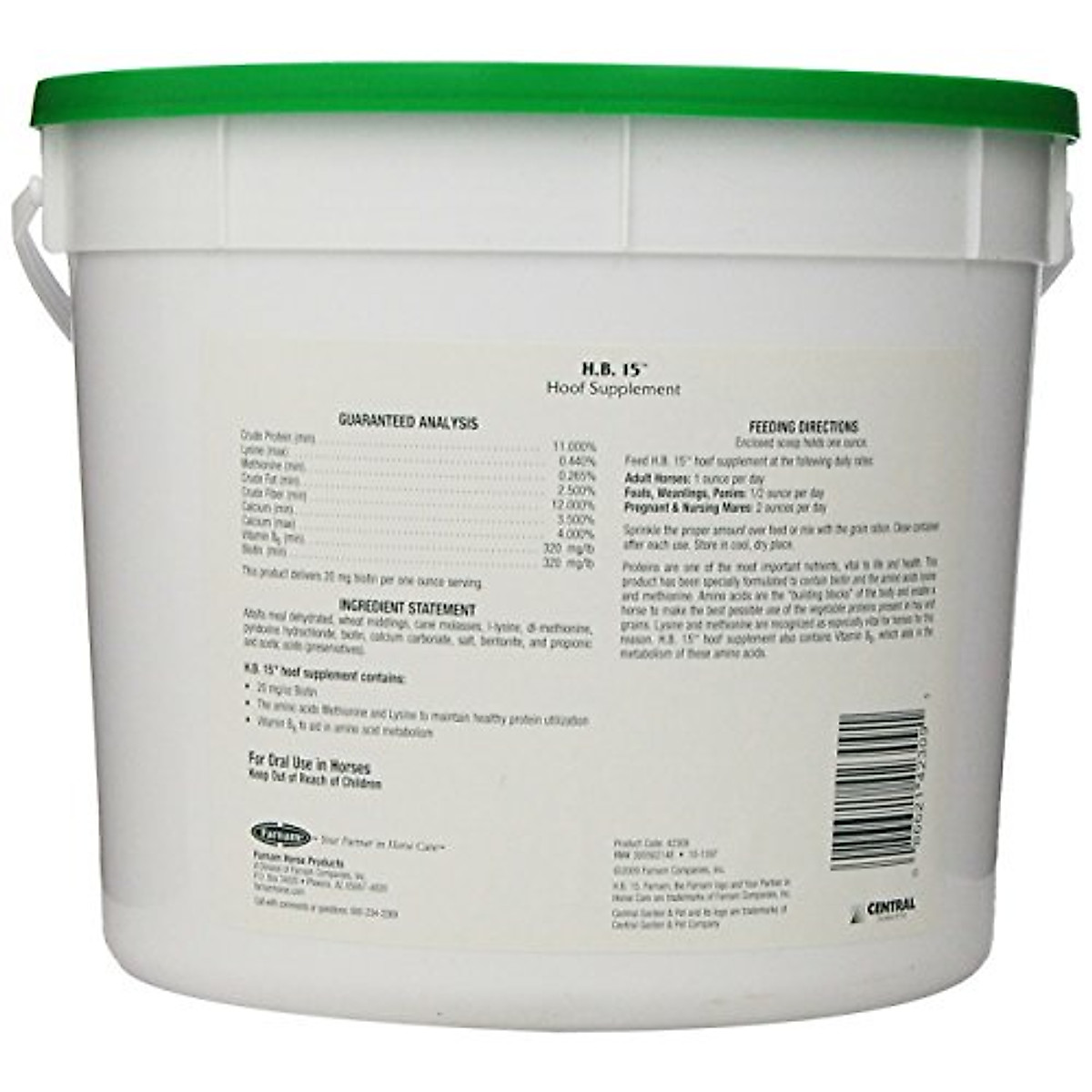 Farnam H.B. 15 Hoof Supplement, 7 Pound