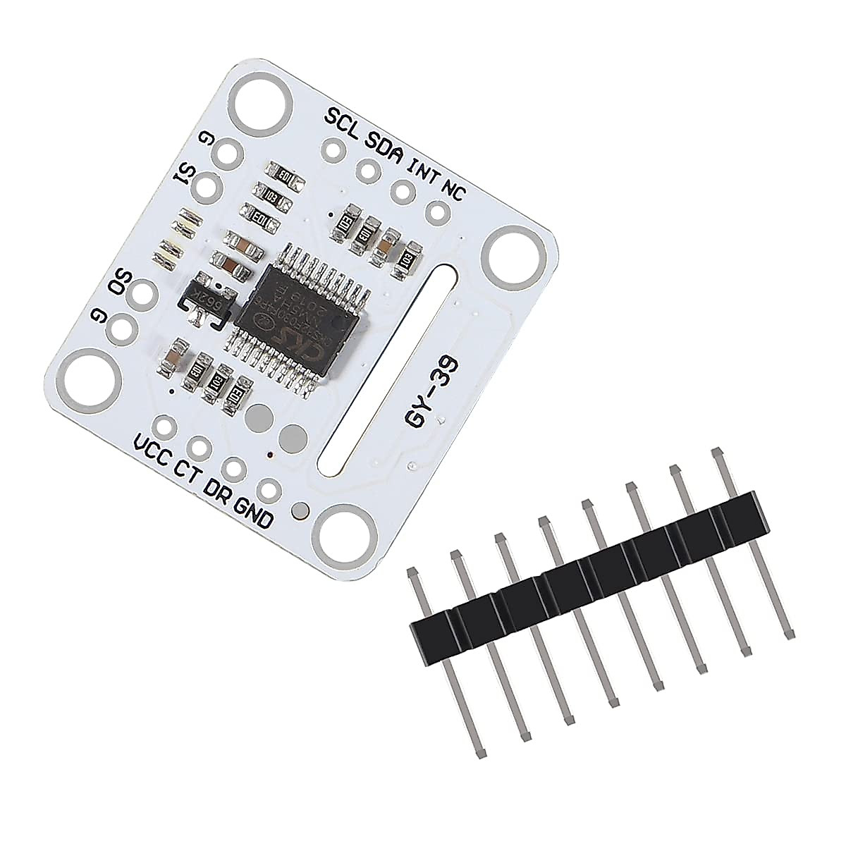 ACEIRMC MAX44009 BME280 MCU Light Intensity Temperature Humidity Atmospheric Pressure 4 in One Integrated Sensor Module GY-39 MCU IIC Serial IIC Bus 3-5V for Weather Station