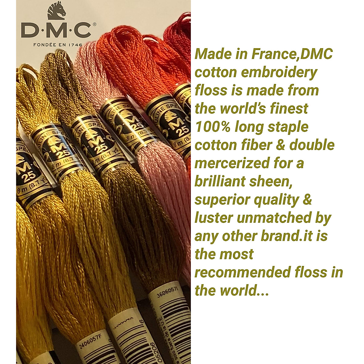 DMC Embroidery Floss Pack - Colorful Holiday Collection
