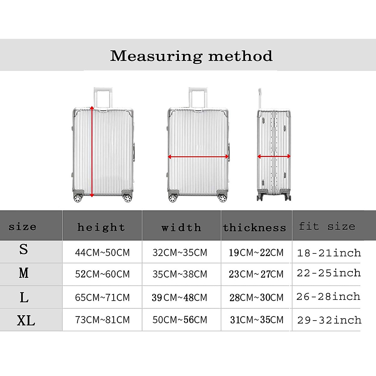 WUJIAONIAO Travel Luggage Cover Baggage Suitcase Protector Fit for 18-32 Inch Luggage (S (for 18-20 inch luggage), Flower flamingo)