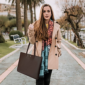 Montana West Leather Tote Bag Large Tote Purse for Women Purses and Handbags Shoulder Bag Purse and Wallet Set MWC-098CF