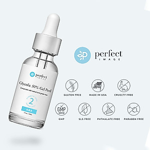 Glycolic Acid 50% Gel Peel - Enhanced with Retinol & Green Tea Extract (Professional Skin Peel)1 ounce