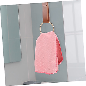 Towel Ring Kitchen Accessories Towel Stand Towel Hanger Towel Storage Ring Durable Towel Stand Home Decor Home Supplies Pu Towel Holder Bathroom Accessories Housewarming