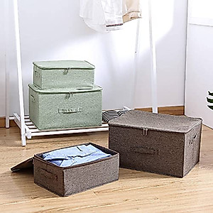 NC Zipper Storage Box Wardrobe Storage Box Foldable Clothes Storage Bag Cloth Covered Organizing Box Clothes Organizing Cloth Box Storage Box