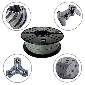 NOVAMAKER ABS Filament 1.75mm, Grey ABS 3D Printer Filament, 1kg Spool(2.2lbs), Dimensional Accuracy +/- 0.03mm, Fit FDM 3D Printer and 3D Pen