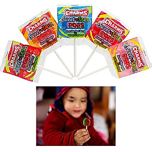 28 Pc Charms Sweet Sour Pops Lollipop Sucker Stick Candy Lollypops Party Favors