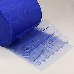 Blue Tulle Fabric Roll, 6Inch x 200 YardsTulle Fabric Spool, Dresses Party Festival Décor