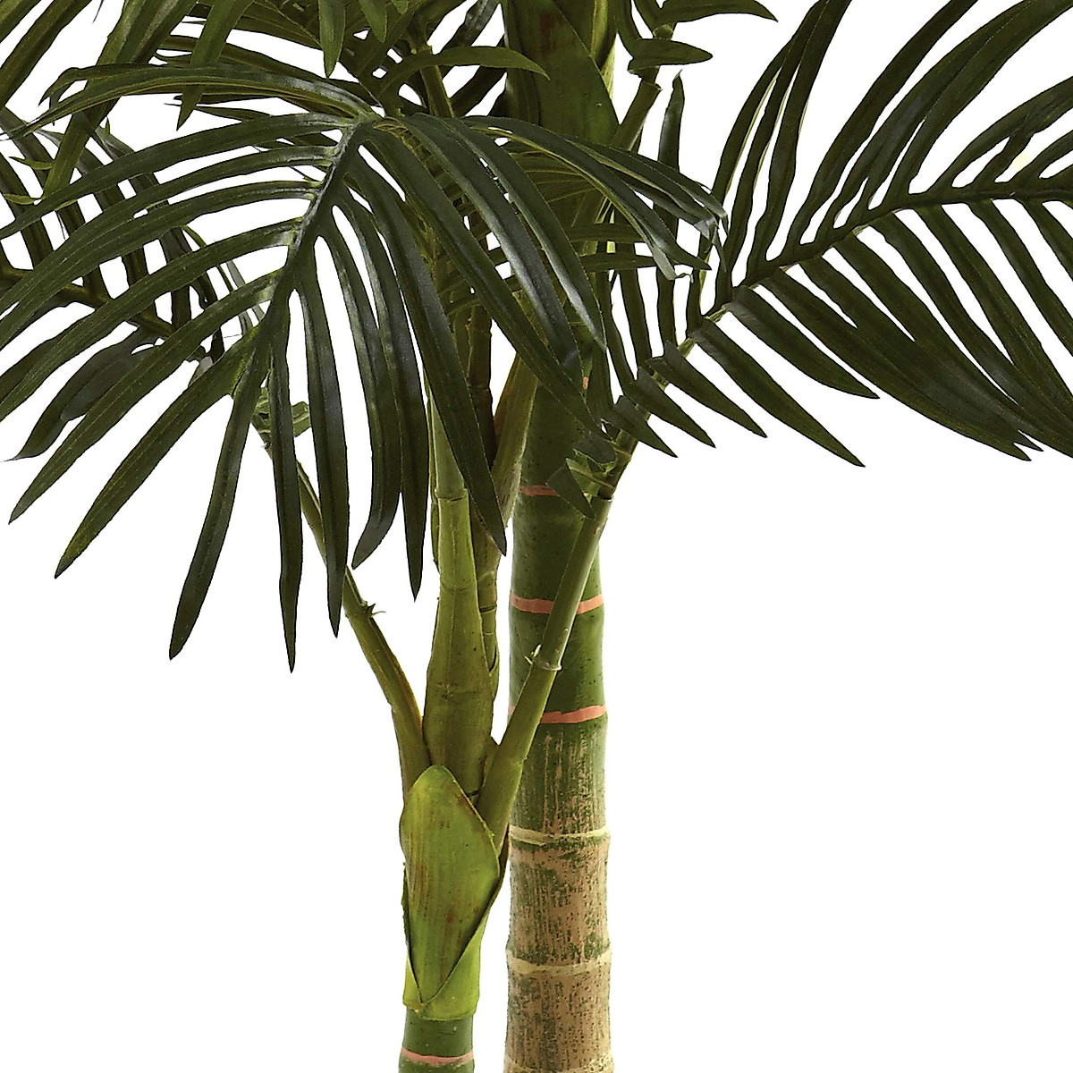 Nearly Natural 5ft. Golden Cane Palm Artificial Tree, Green