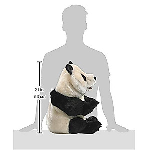Giant Panda Cub hand puppet, Black, White