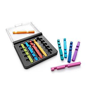 SmartGames IQ Stixx Stacking Travel Game with 120 Challenges for Ages 7 - Adult