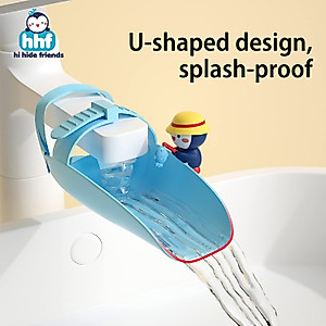 Faucet Cover, Penguin Design Safety Faucet Extender for Children Toddler Kids Hand Washing Baby Kids Hand Wash Helper Bathroom Sink (1 PCS/Pack)