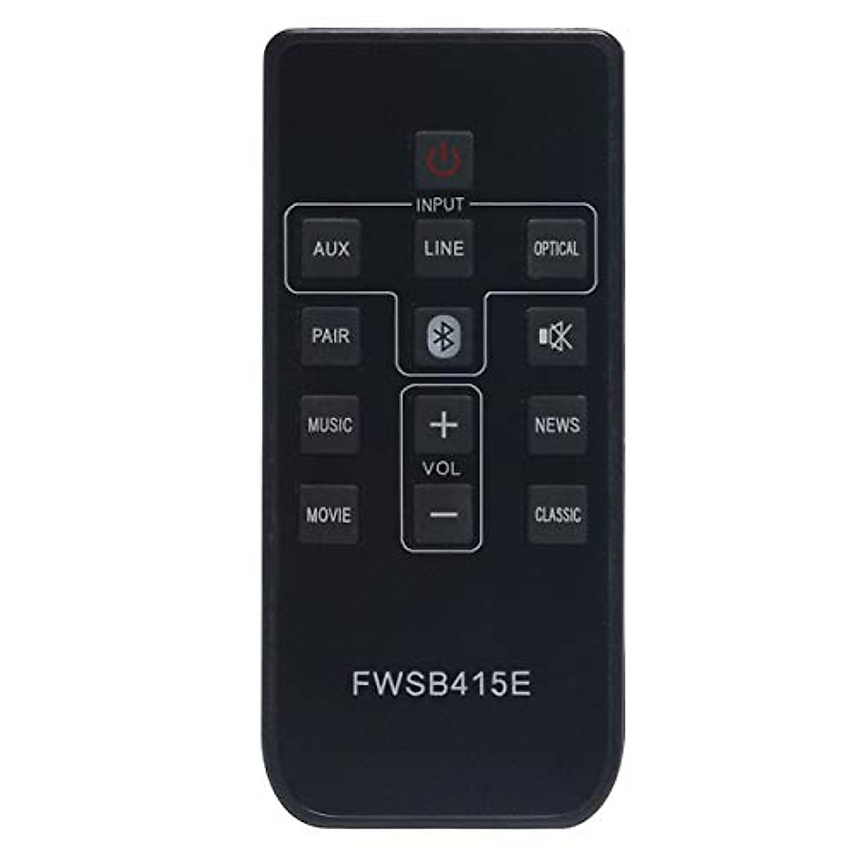 Replacement Remote Control Applicable for Sanyo Soundbar FWSB415E WIR113001-FA0