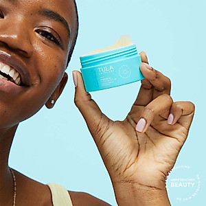 TULA Skin Care Brighten Up Smoothing Primer Gel - Silicone-Free, Non-Comedogenic Face Primer Grips Makeup, Infused with Yuzu and Willowherb, 1.41 fl oz.