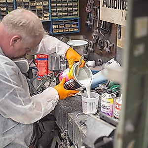 GLOVEWORKS HD Orange Nitrile Disposable Gloves, 8 Mil, Latex and Powder Free, Industrial, Food Safe, Raised Diamond Texture, Large, Case of 1000