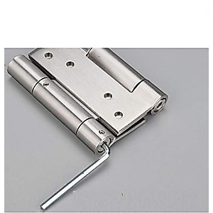 Stainless Steel Hinge, Cabinet Door Hinges,Door Hinge Double Open Spring Hinge Stainless Steel Two-Way Free Door Hinge Hinge Denim Gate Fence Automatic Closing 2 Pcs-D (Color : C)