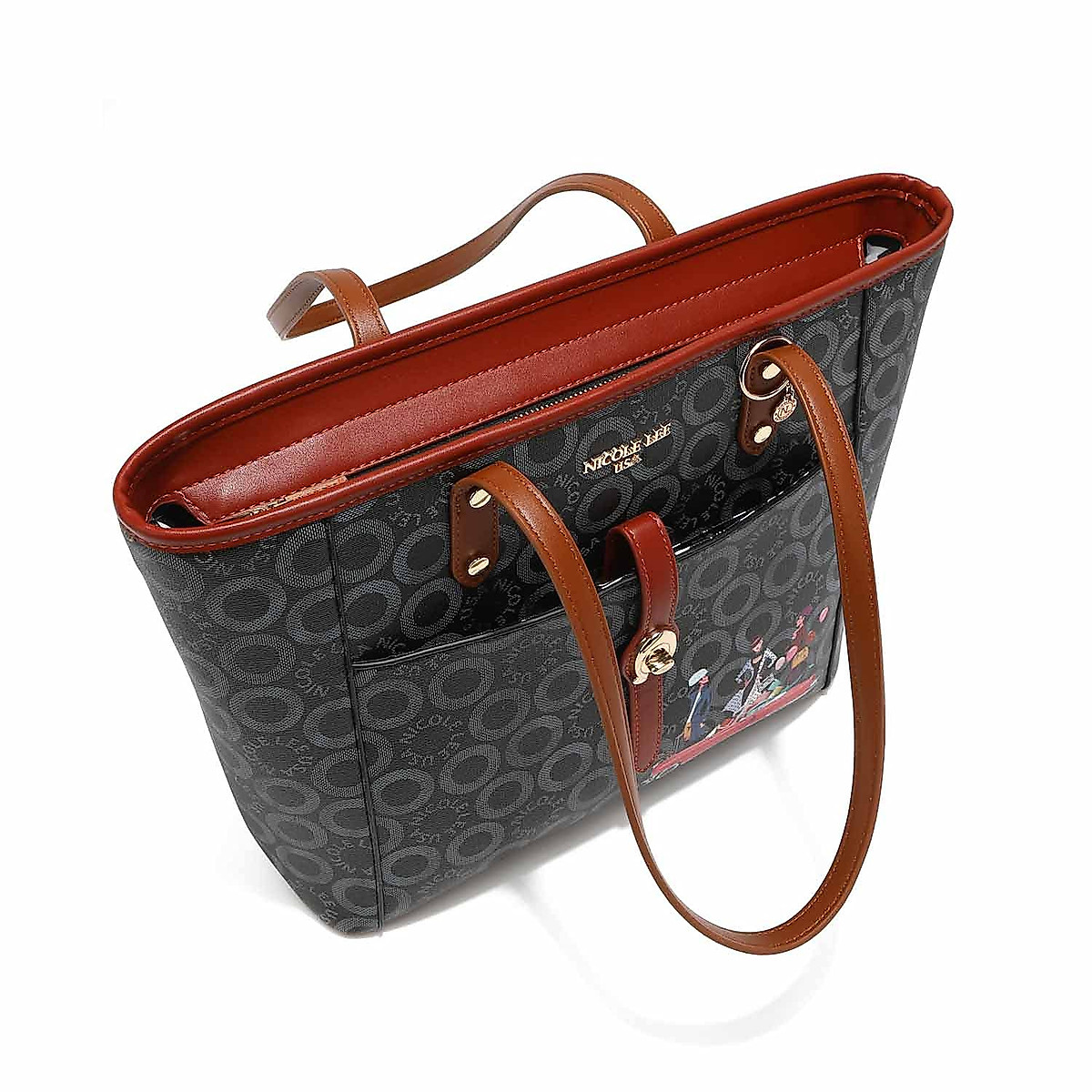 Nicole Lee Small World Shopper (SMALL WORLD (BLACK))