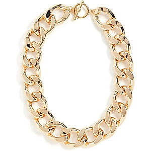 Kenneth Jay Lane Women's Polished Gold Large Links Chain Necklaces or Bracelets