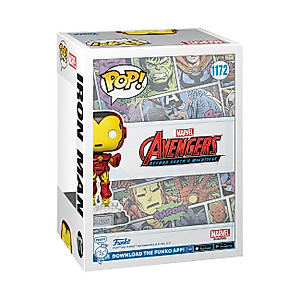 Funko Pop! & Pin: The Avengers: Earth's Mightiest Heroes - 60th Anniversary, Iron Man with Pin, Amazon Exclusive