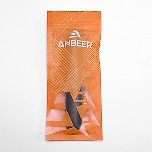 Anbeer Silicone Watch Band 20mm Quick Release Rubber Watch Straps for Men Women,White with Silver Stainless Steel Buckle