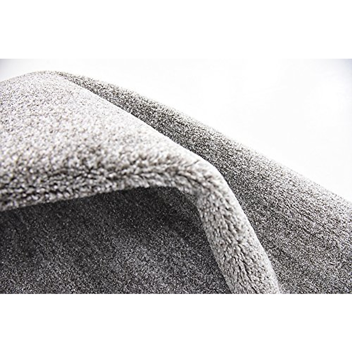 Unique Loom Del Mar Collection Area Rug-Transitional Inspired with Modern Contemporary Design, 6' 0 x 6' 0 Round, Light Gray/Beige