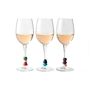 Rabbit Wine Charms, Set of 8, Assorted