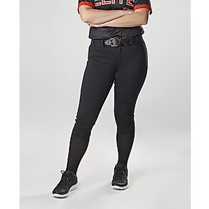 EvoShield Women's Standard Standout Fastpitch High Rise Pant, Black, Small