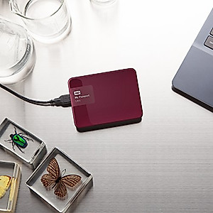 WD 1TB Berry My Passport Ultra Portable External Hard Drive - USB 3.0 - WDBGPU0010BBY-NESN