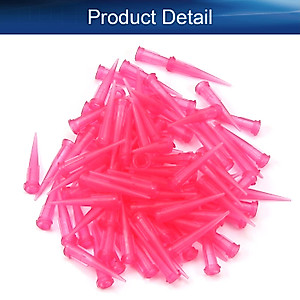 Auniwaig 20Ga Plastic Tapered Pinhead Glue Liquid Dispenser Needles Luer Syringe Needle Tip Dispensing Fill Needle for Oil or Adhesive Applicator- 250PCS