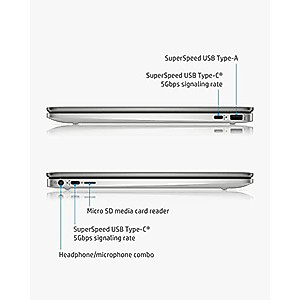 HP Chromebook 14a Laptop, AMD 3015Ce Processor, 4 GB RAM, 32 GB eMMC Storage, 14-inch Micro-Edge HD Display, Google Chrome OS, Anti-glare Screen, Long-Battery Life (14a-nd0010nr, 2021, Mineral Silver)